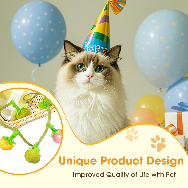 Interactive Fruit-Shaped Catnip Toy String – lifestylie